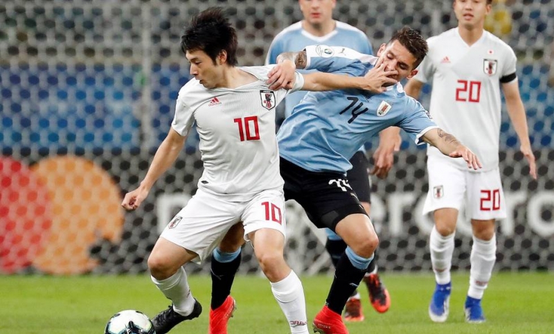 Japonia și Uruguay au remizat, scor 1-1, într-un meci amical: 61.855 de ... Japonia și Uruguay au remizat, scor 1-1, într-un meci amical: 61.855 de ...